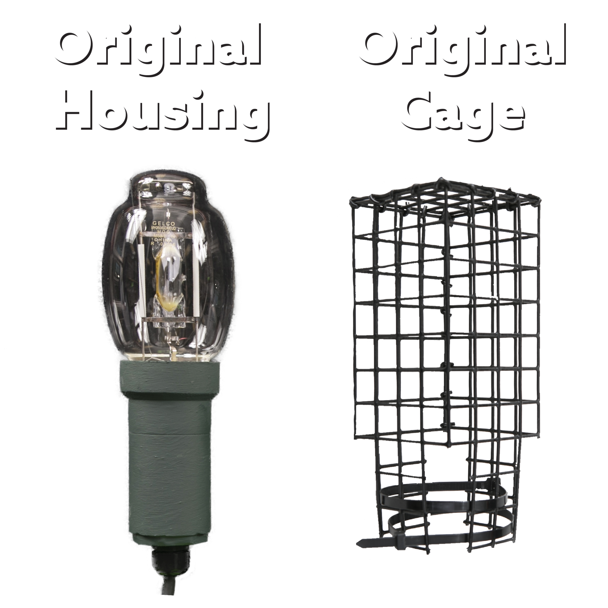 Protective Bulb Cage for Underwater Lights - Underwater Fish Light
